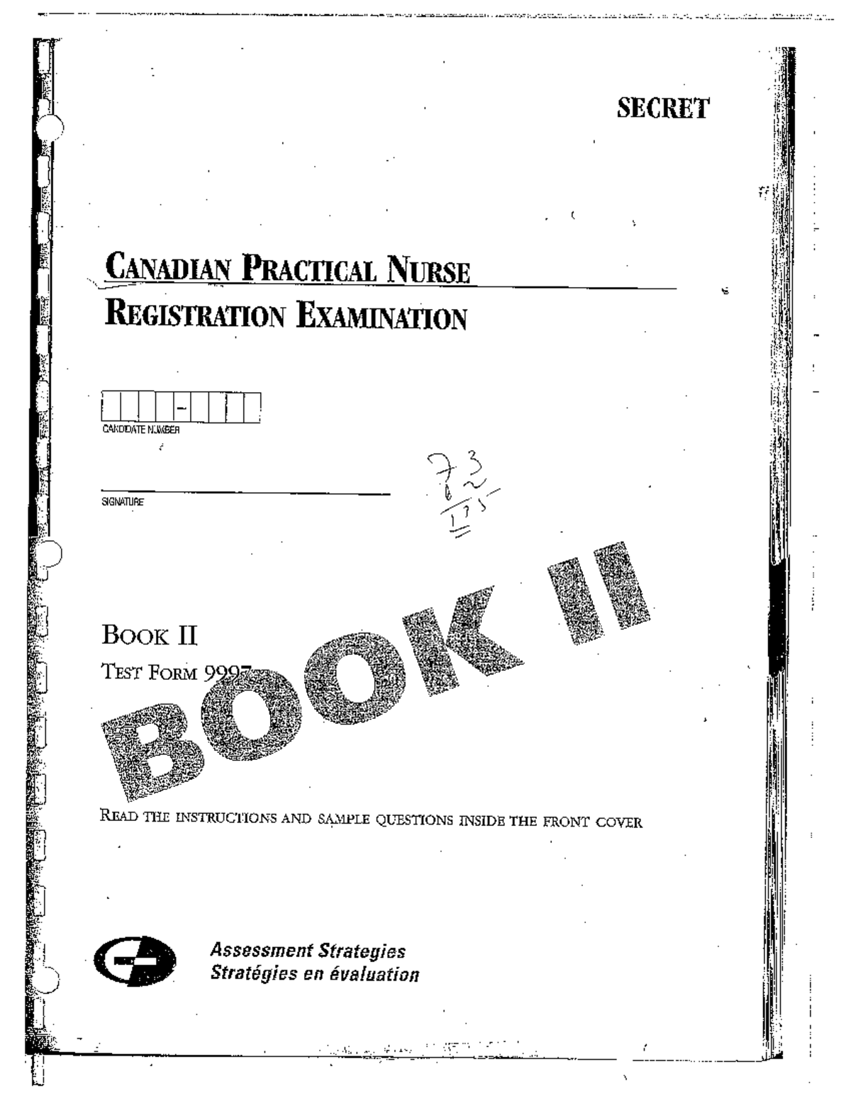 Cpnre 2nd Edition - Concept - SECRET CANADIAN PRACTICAL NURSE ...