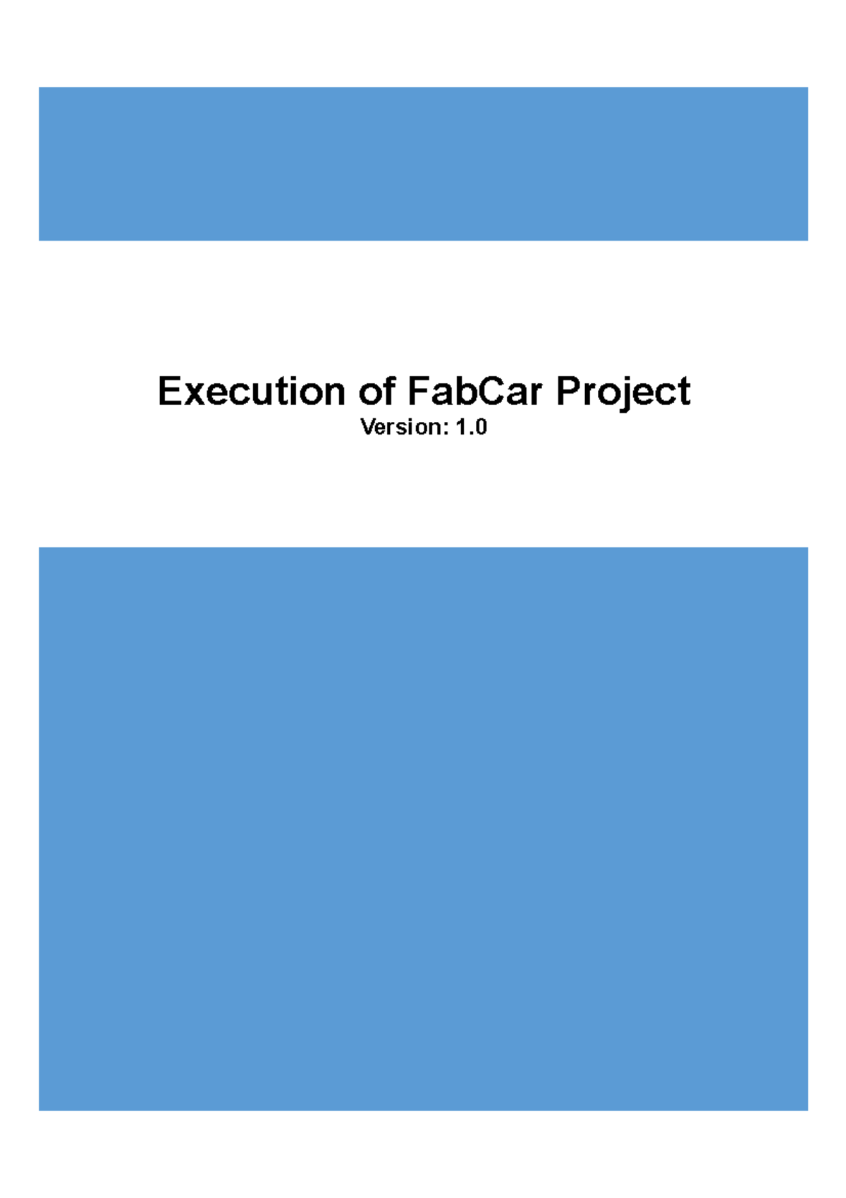 03 Execution of Fabcar Project 23 Jun 2022 - Execution of FabCar ...