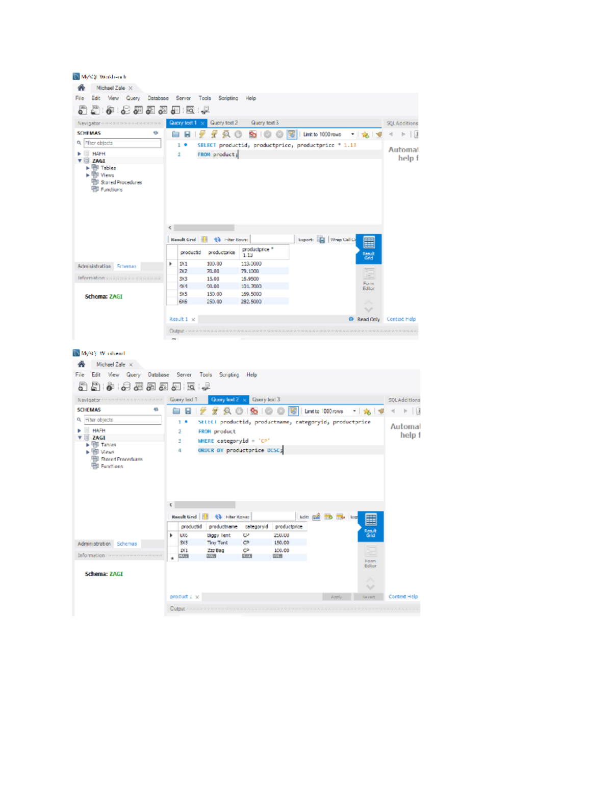 1110512 Zale Ex4 - ex4 - Business 2033 - Michael Zale_ - Studocu