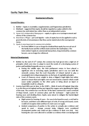 Strong v Bird Flowchart [Equity FE1] - Strong v Bird Strong v Bird Crt ...