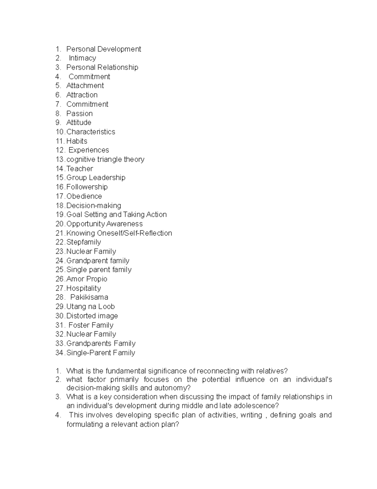 Pointers-to-review - reviewer - Personal Development Intimacy Personal ...