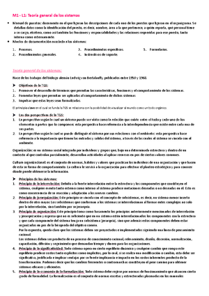 Modulo 3 y 4 sistemas - resumen de SIO - MODULO lll UNIDAD l Que es un sistema administrativo ...
