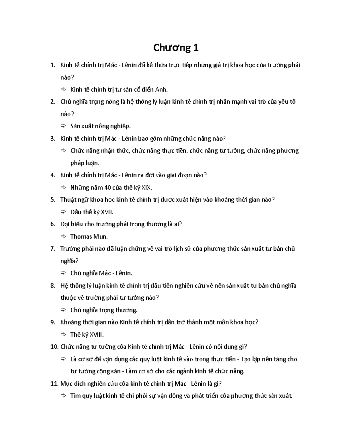 KTCT Mác - Lênin - Ch ng 1ươ Kinh tếế chính tr Mác - Lếnin đã kếế th a tr c tếếp nh ng giá tr ị ...