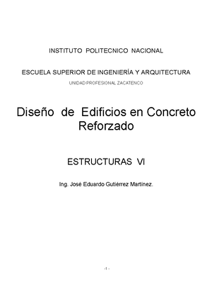 Estructuras DE Concreto Reforzado - ESTRUCTURAS DE CONCRETO REFORZADO ¿Qué se entiende por - Studocu