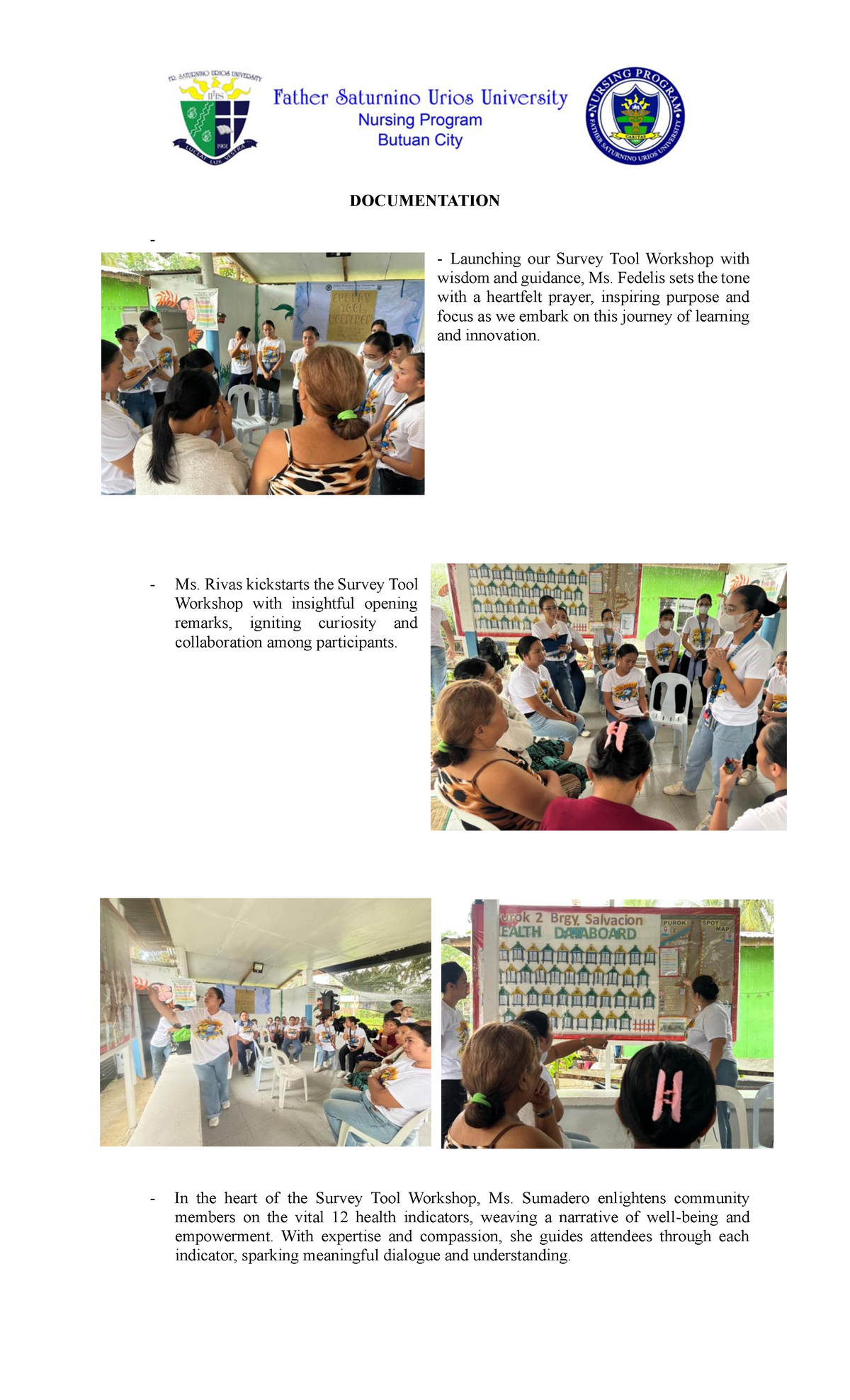 Survey Tool Workshop Documentation - DOCUMENTATION - Launching our ...