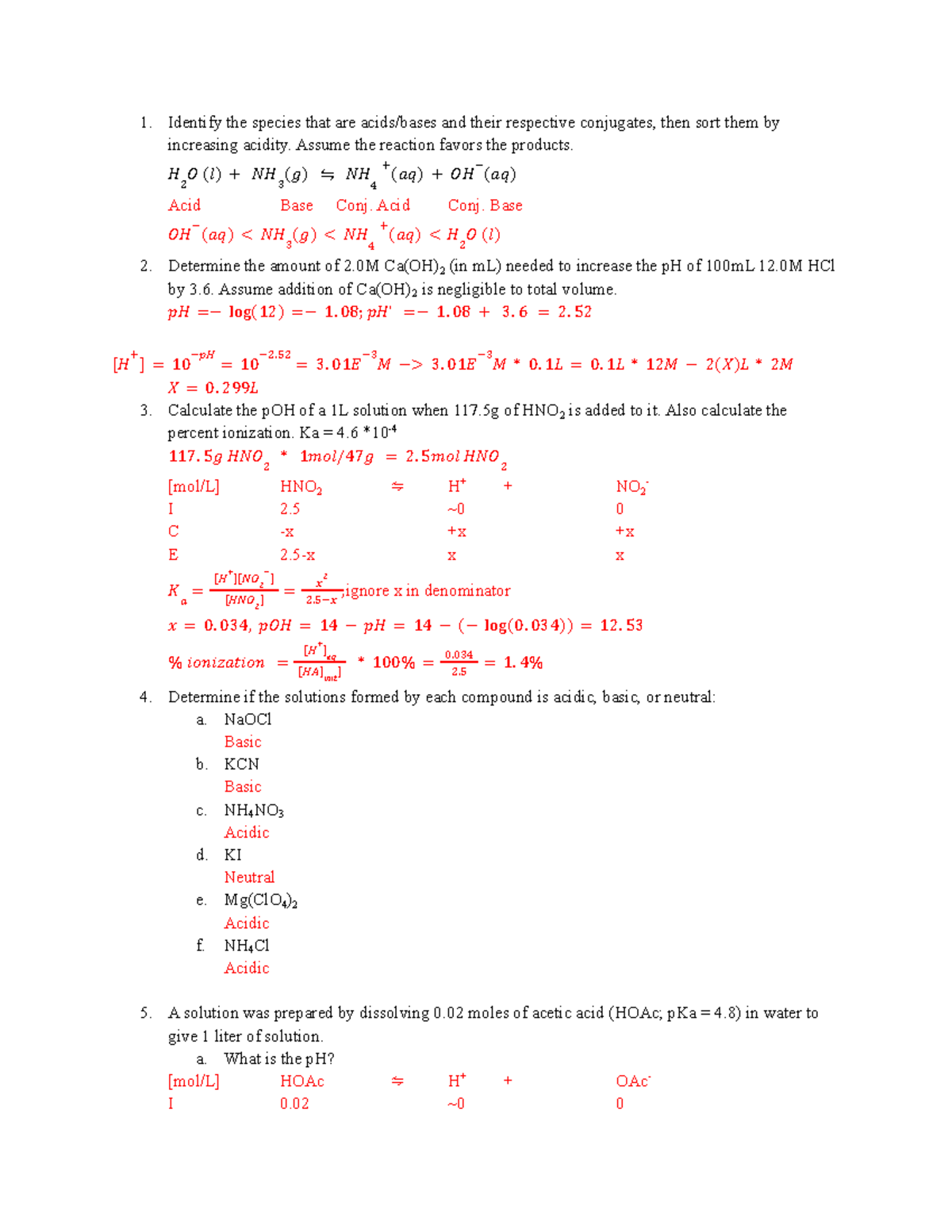 Gen chem 1 - General Chemistry step and step synthesis - Identify the ...