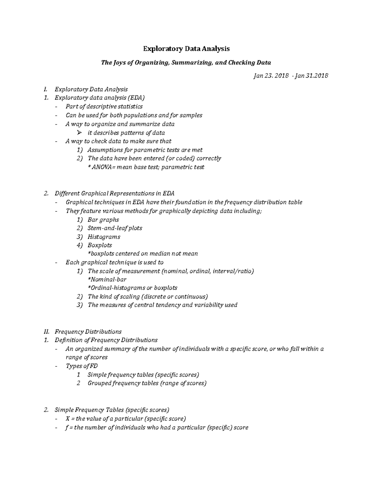 1. Exploratory Data Analysis note - Exploratory Data Analysis The Joys ...