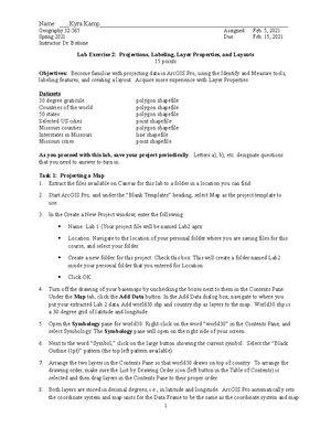 Lab 1 instructions - professors name is Ethan Bottone - Name: - Studocu