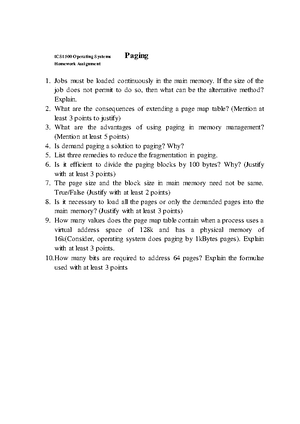 Operating system lab report 1 - Objective: The goal of this project is ...