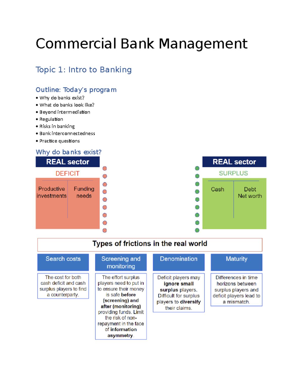 Commercial Bank Management Lecture Notes - Commercial Bank Management ...