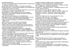 Int Management 5340 Final Exam Study Guide - Int. Management 5340 ...