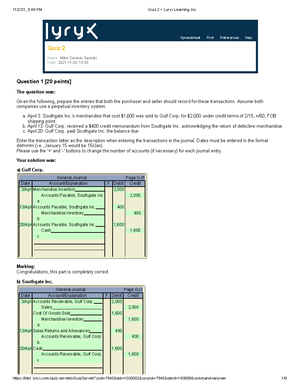 Practice Exam 3 with Solutions - ACCT 253 Introductory Financial ...