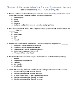 Chapter 17. Chapter Quiz (Pearson) - Chapter 17. Blood (Mastering A&P ...
