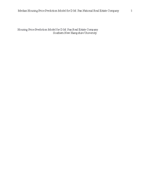 MAT 240 Project One Template Assignment - 1 Median Housing Price ...