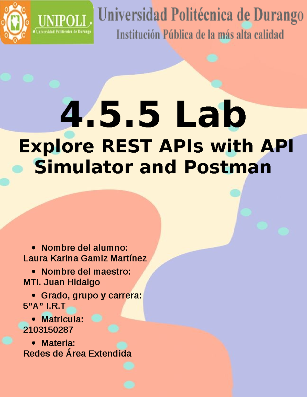455 Lab Explore Rest Apis With Api Simulator And Postman 45 Lab Explore Rest Apis With Api 