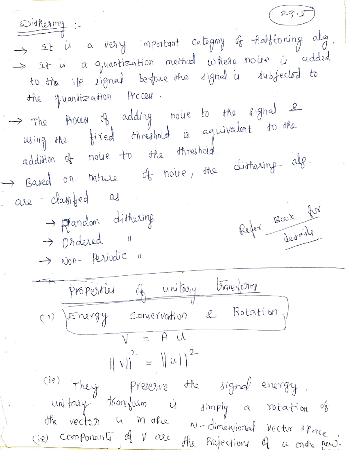 Unit 1- Part 2 - Handwritten Notes - Digital Image and Video Processing ...