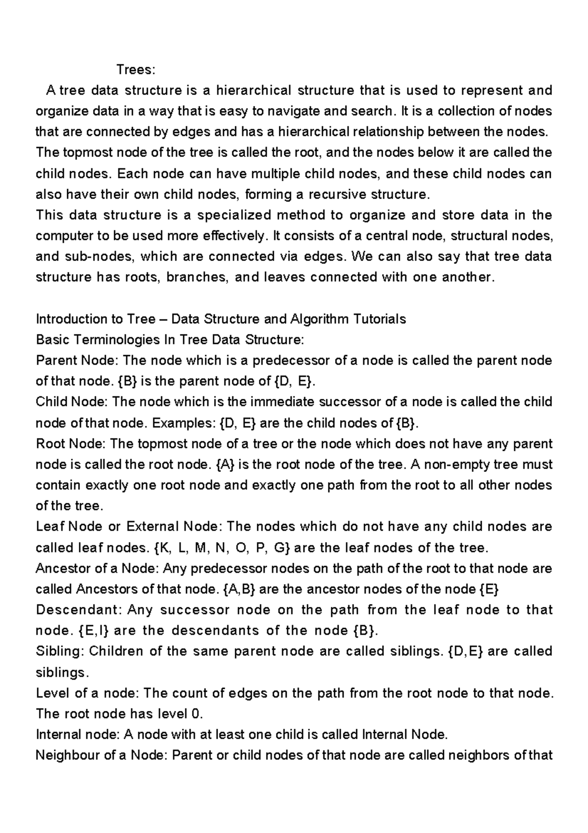 Convert Trees 30052024 Trees A Tree Data Structure Is A Hierarchical Structure That Is Used