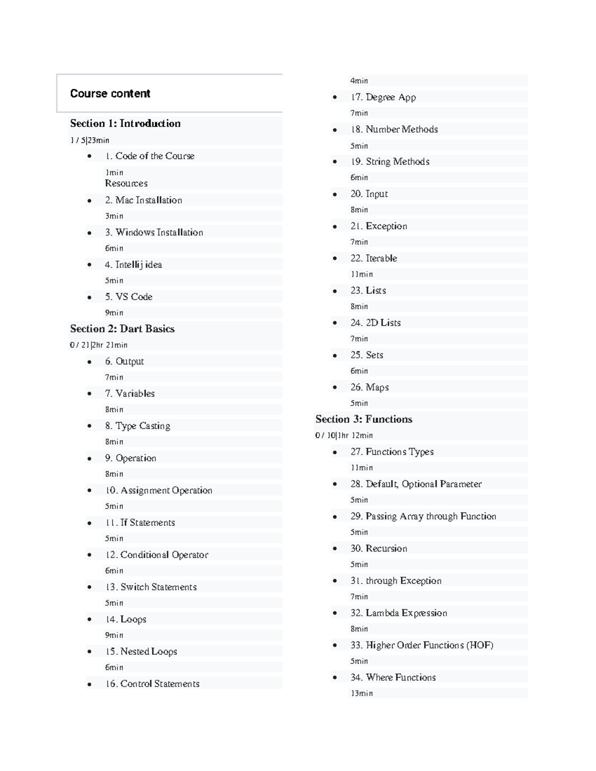 Dart-English-CC - Dart desarrollo de software - Course content Section ...