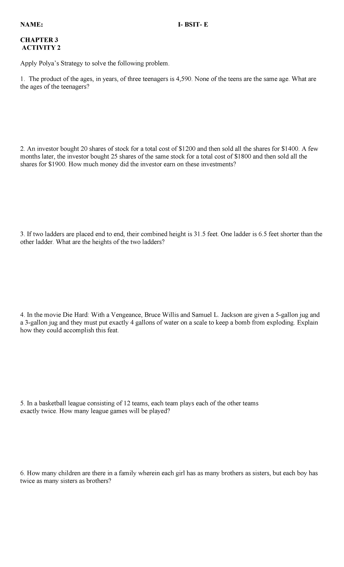 Chapter-3- Activity-2 103256 - NAME: I- BSIT- E CHAPTER 3 ACTIVITY 2 ...