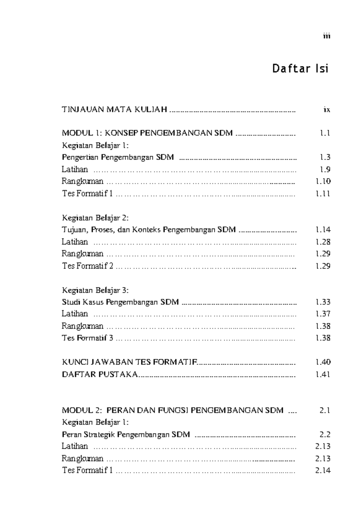 EKMA4366-DI - lecture note. - iii Daftar Isi TINJAUAN MATA KULIAH - Studocu
