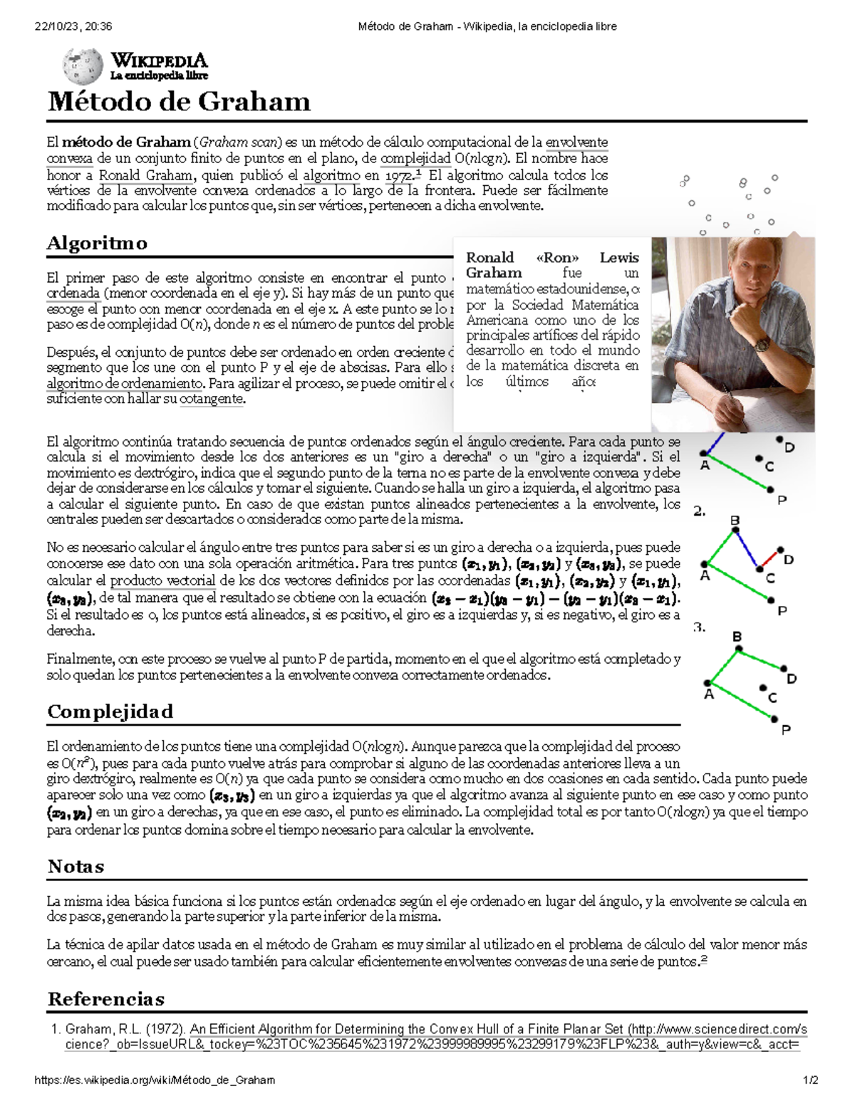 Método de Graham - Wikipedia, la enciclopedia libre - wikipedia/wiki ...