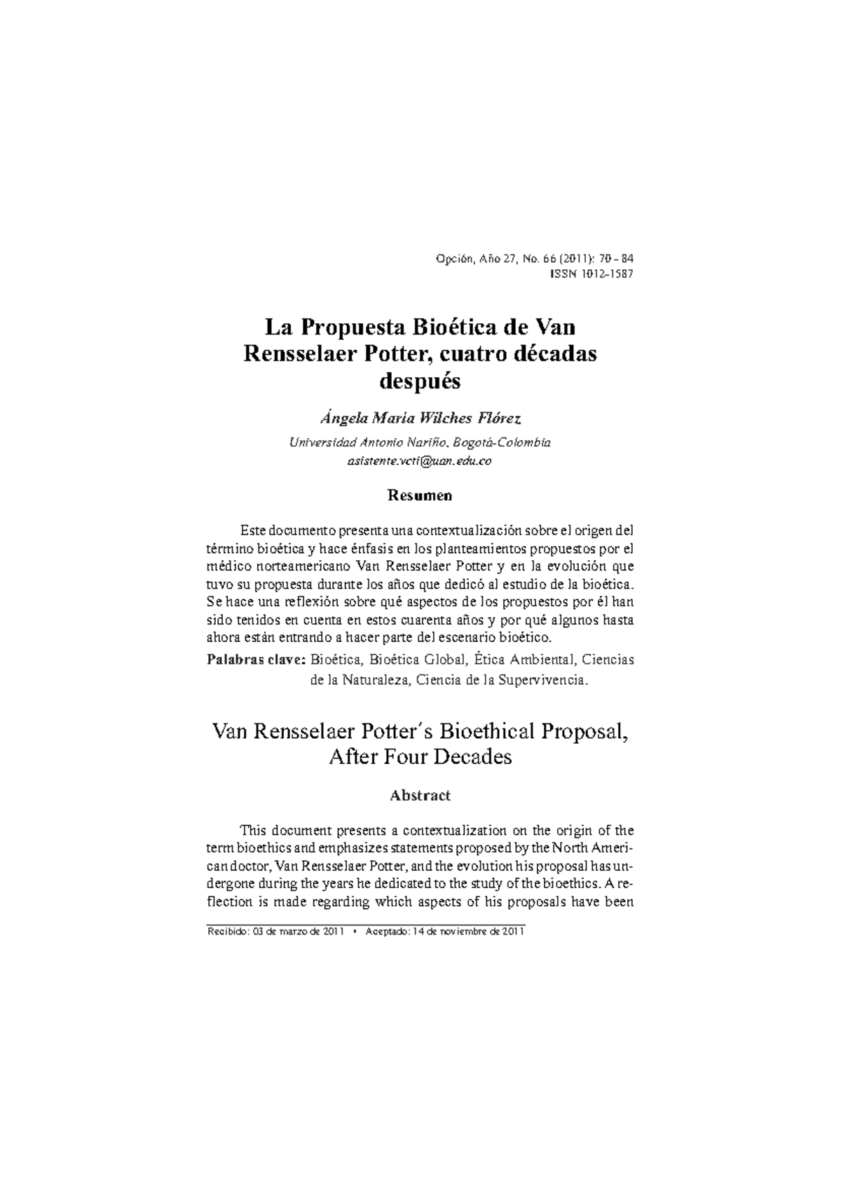 Lect+2+-+Semana+4+-+Bio%C3%A9tica+de+Van+Reassenlear+Potter - Opción ...