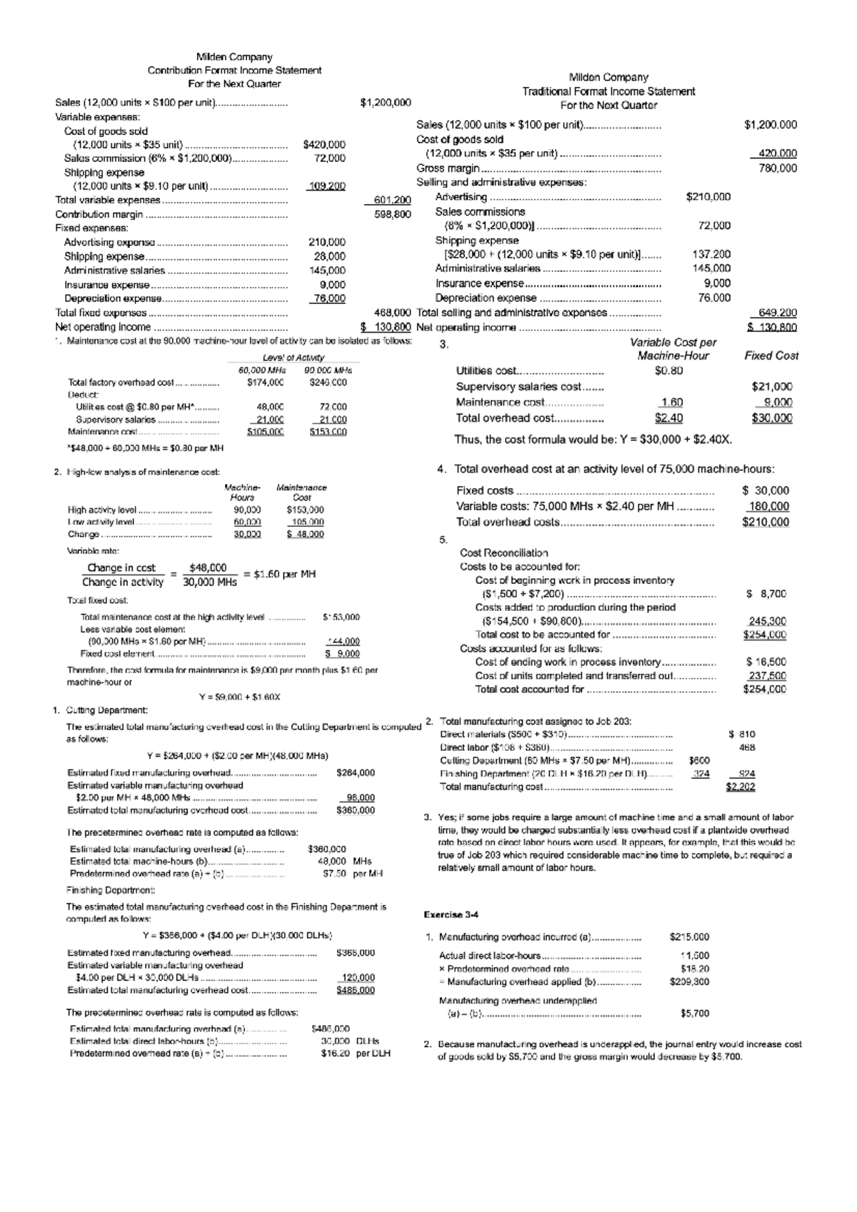 MAF Examples for final exam - 200116 - Studocu
