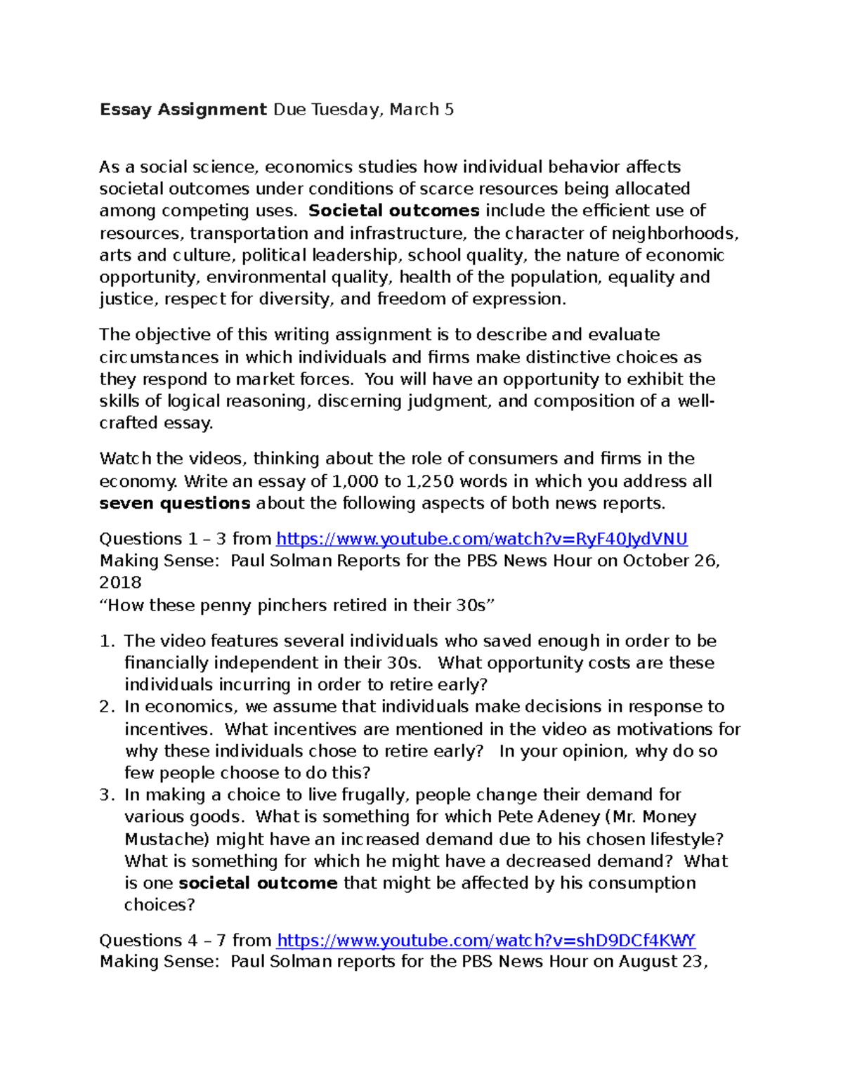 Essay.Assignment - innovations in business - Essay Assignment Due ...