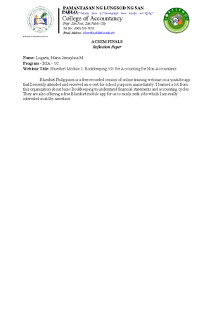 Educational Tour-Narrative Report - Rebulliedo, Hedrich S. BSE-English ...