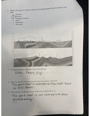 Geology Maps Lab - GEO 1015 - Studocu