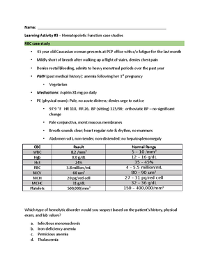 Learning activity #7 HTN Case Study - HTN Case Study E. is a 40-year ...