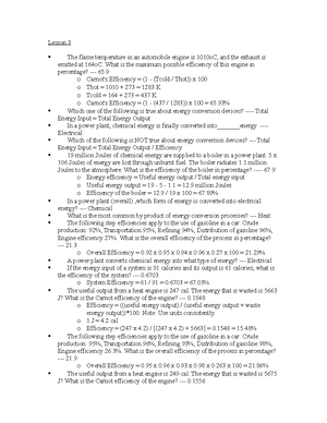 Lesson 7 - The professor's name was Sarma Pisupati. - EGEE 102 – Lesson 7 Dave has a home in ...
