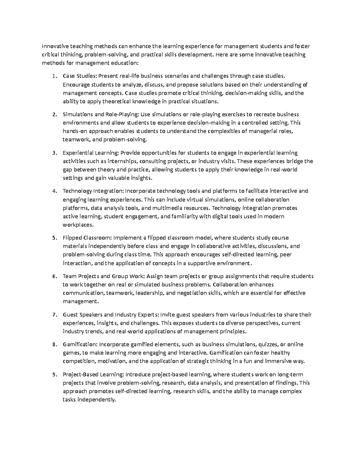 Innovative Teaching Ways To Teach The Subject More Effectively