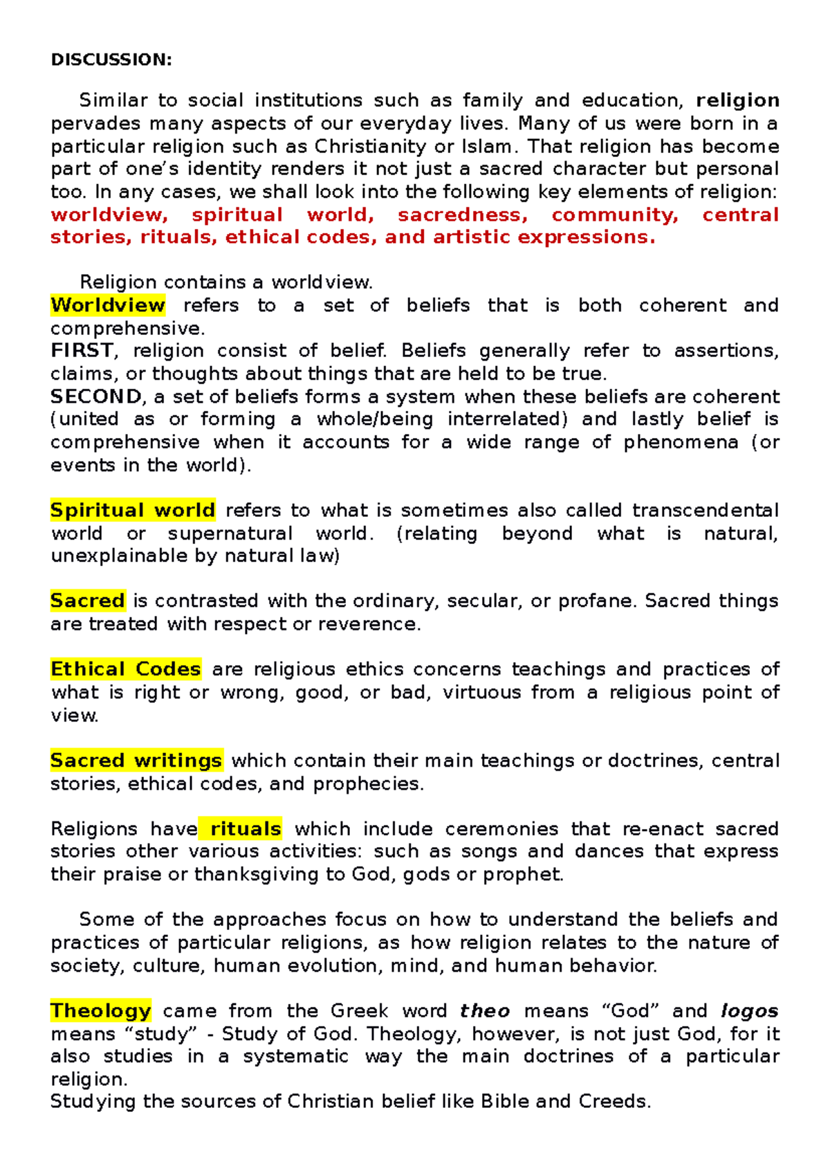 Discussion-COT2 - for assessment - DISCUSSION: Similar to social ...