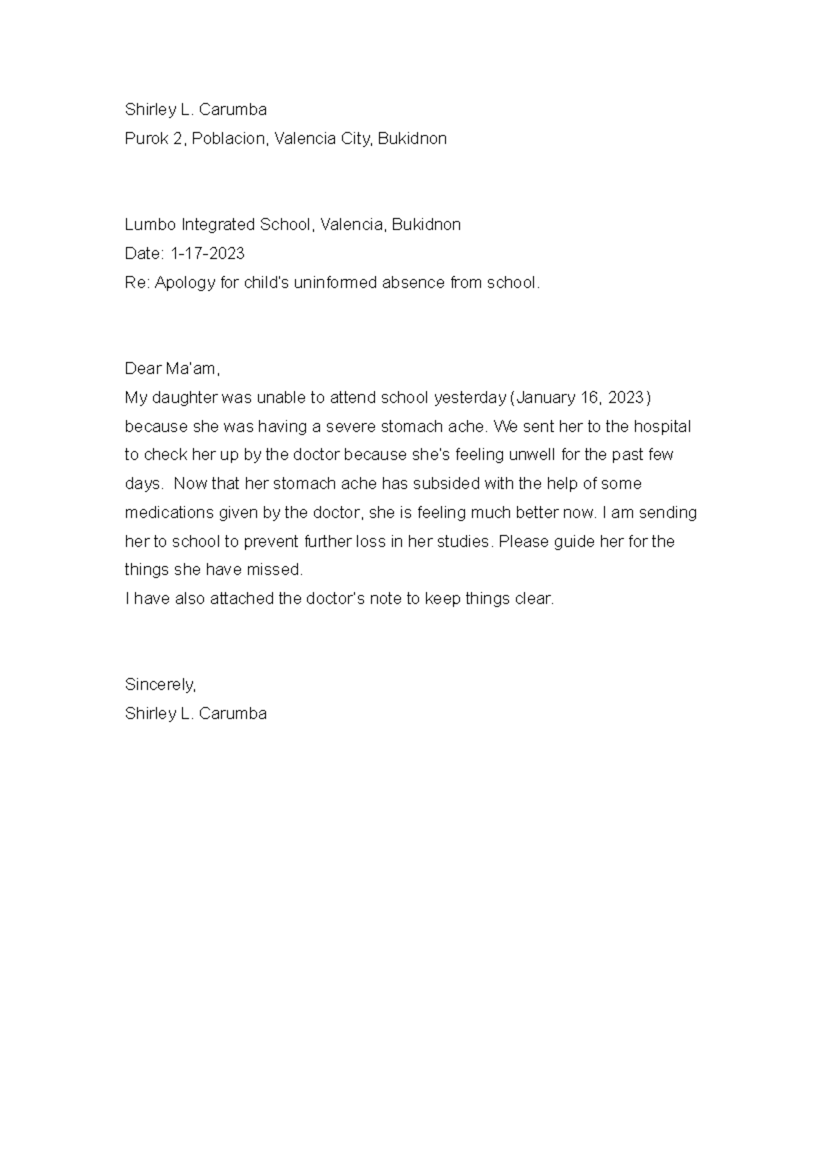 Bianca - none - Shirley L. Carumba Purok 2, Poblacion, Valencia City ...