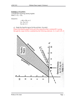 ADM 2302 assginment 3 - assignment 3 answer - ASSIGNMENT # 3 Decision ...