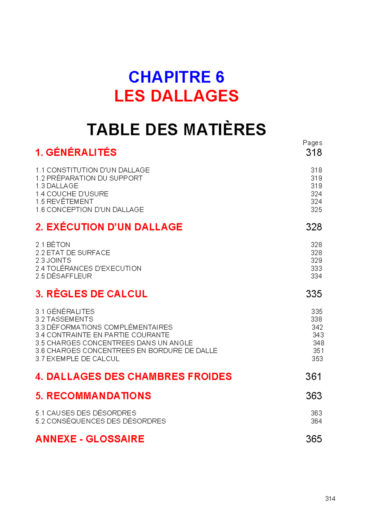 Chapitre 6 Adets 2021 10 28 Les dallages - LES DALLAGES TABLE DES ...