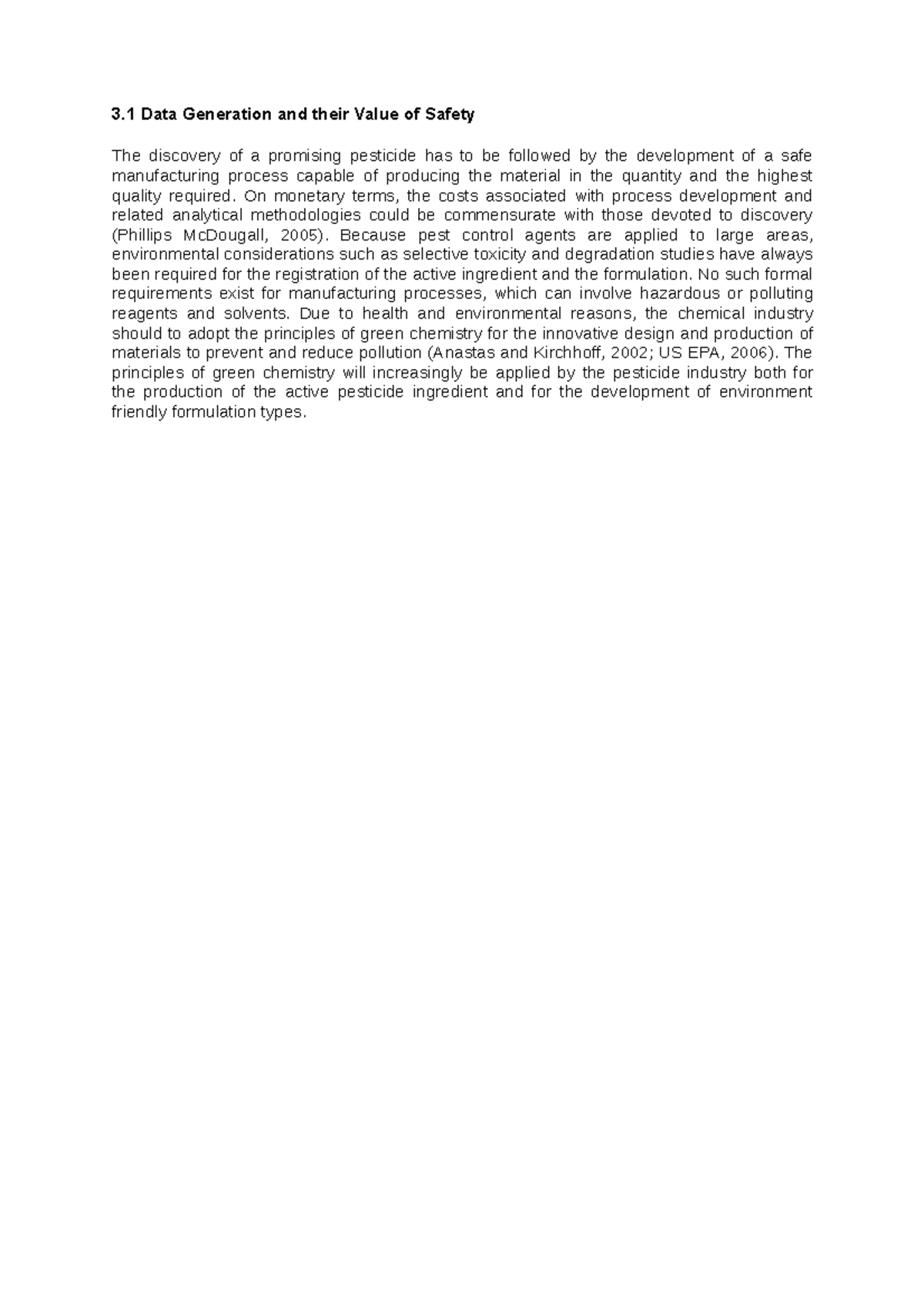 Data Generation and their Value of Safety - On monetary terms, the ...