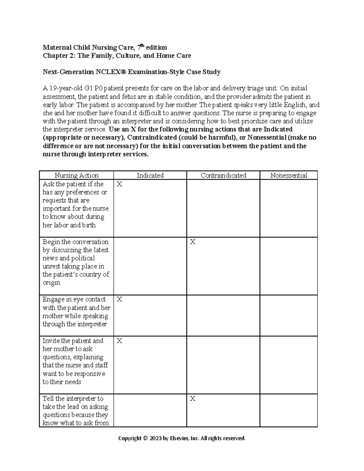 Chapter 002 - Class resources - Maternal Child Nursing Care, 7th ...