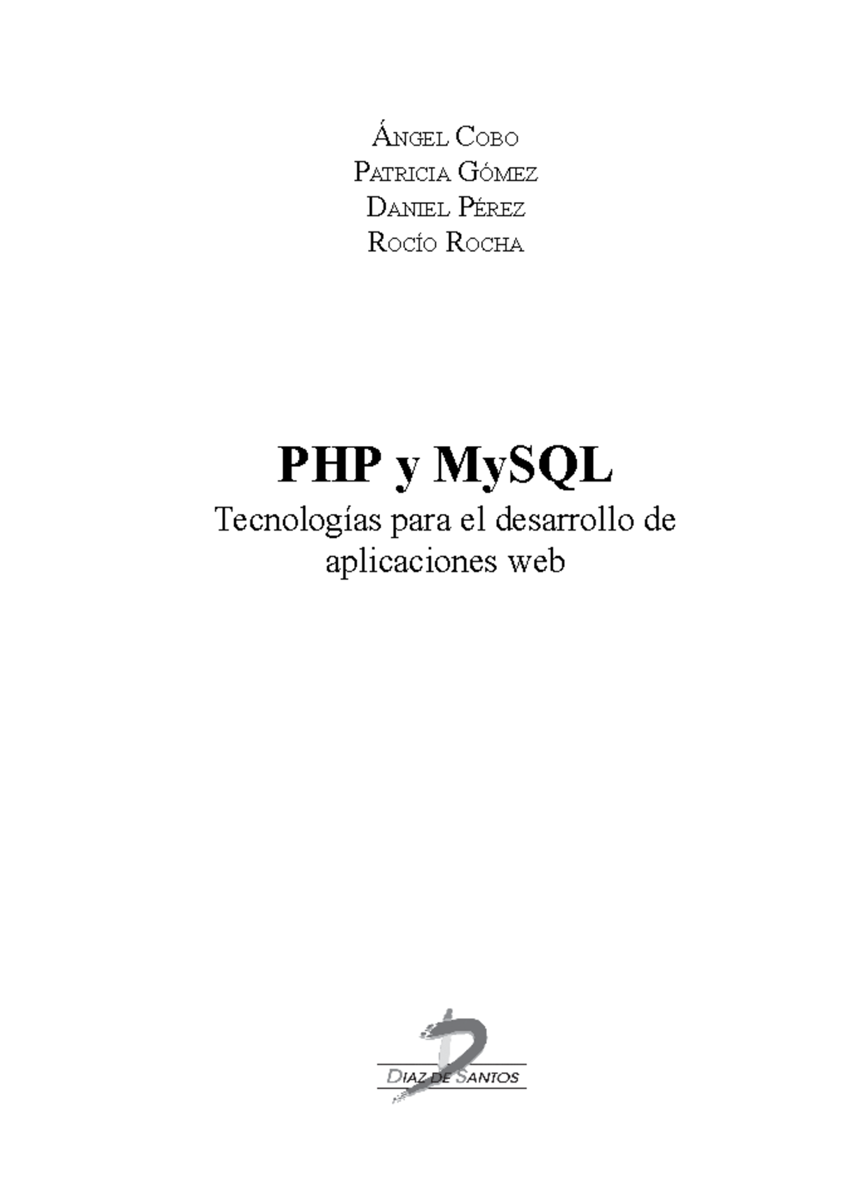 Php Y My Sql Php Y My Sql V Php Y Mysql TecnologÌas Para El 2328