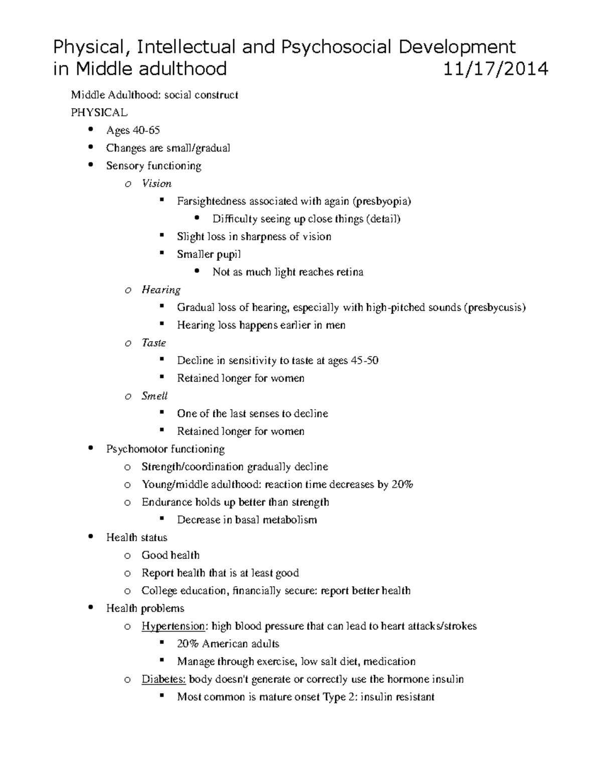 Physical, Intellectual, and Psychosocial Development in Middle ...