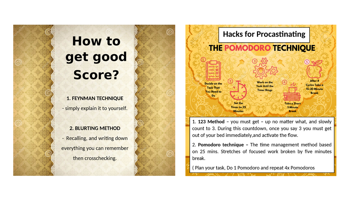 Hacks in every day and a good study habit - How to get good Score? 1 ...