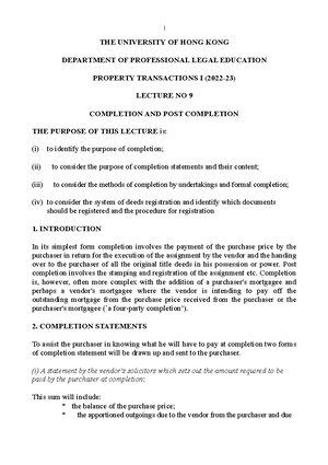Proof of land title in HK – Roots of title (principles) - Proof of land ...