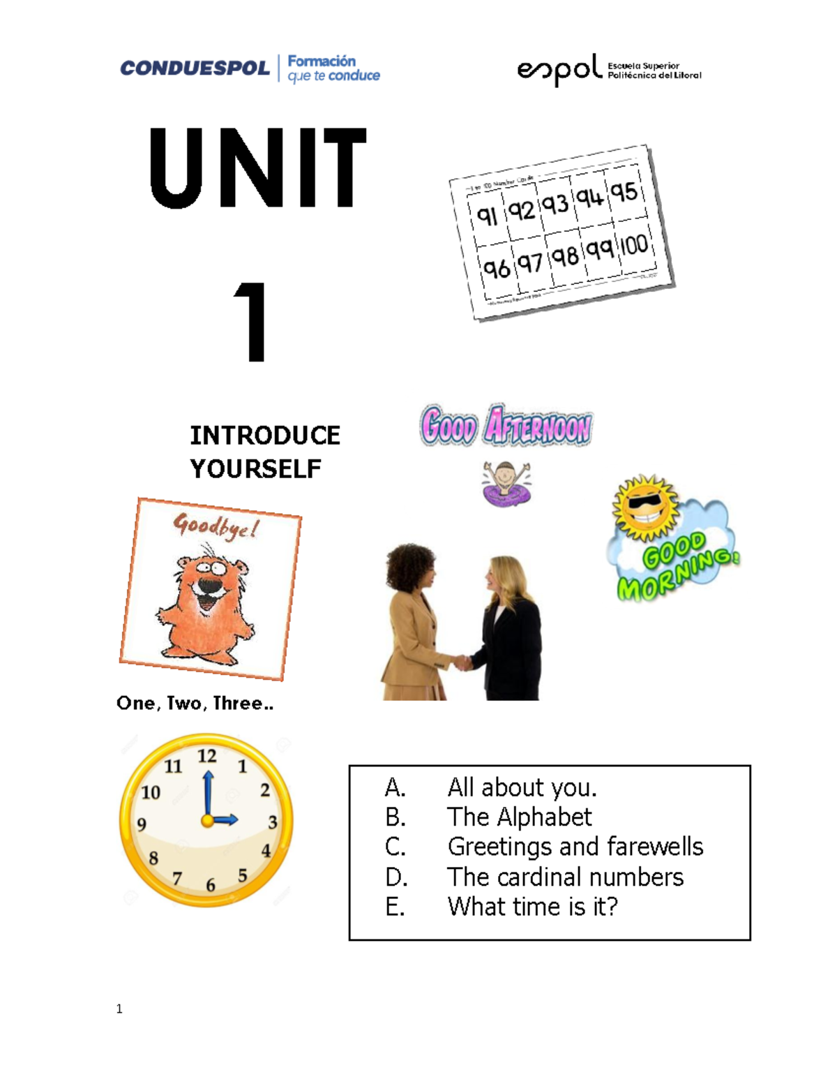 English Book C edicion 2022 - A. All about you. B. The Alphabet C ...