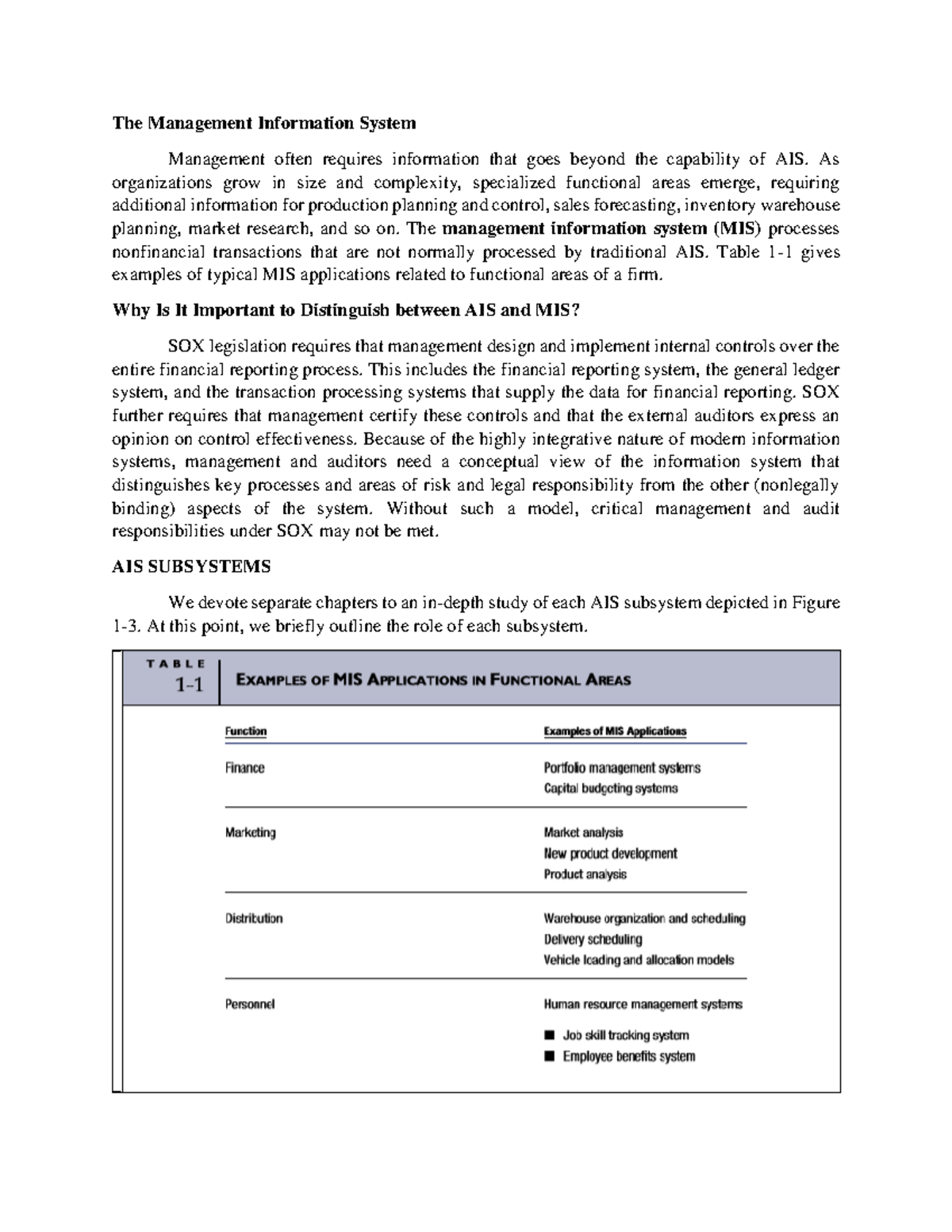 The Management Information System - The Management Information System ...