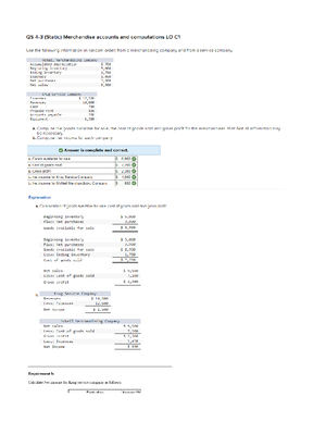 Assignment chapter 1 and chapter 2 smartbook and excel questions and ...