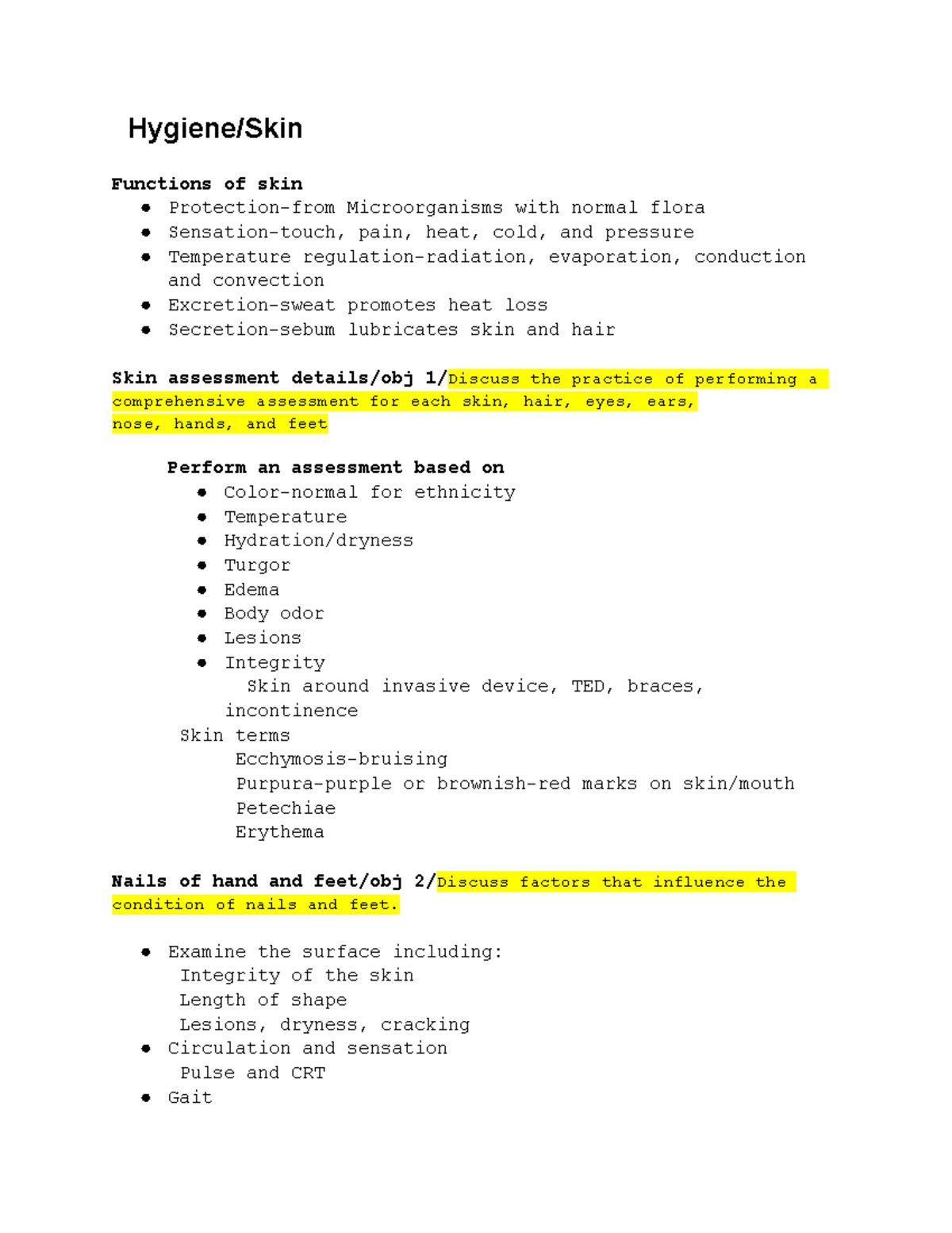 Hygiene Skin - How to prevent skin breakdown in older adults/immobile ...