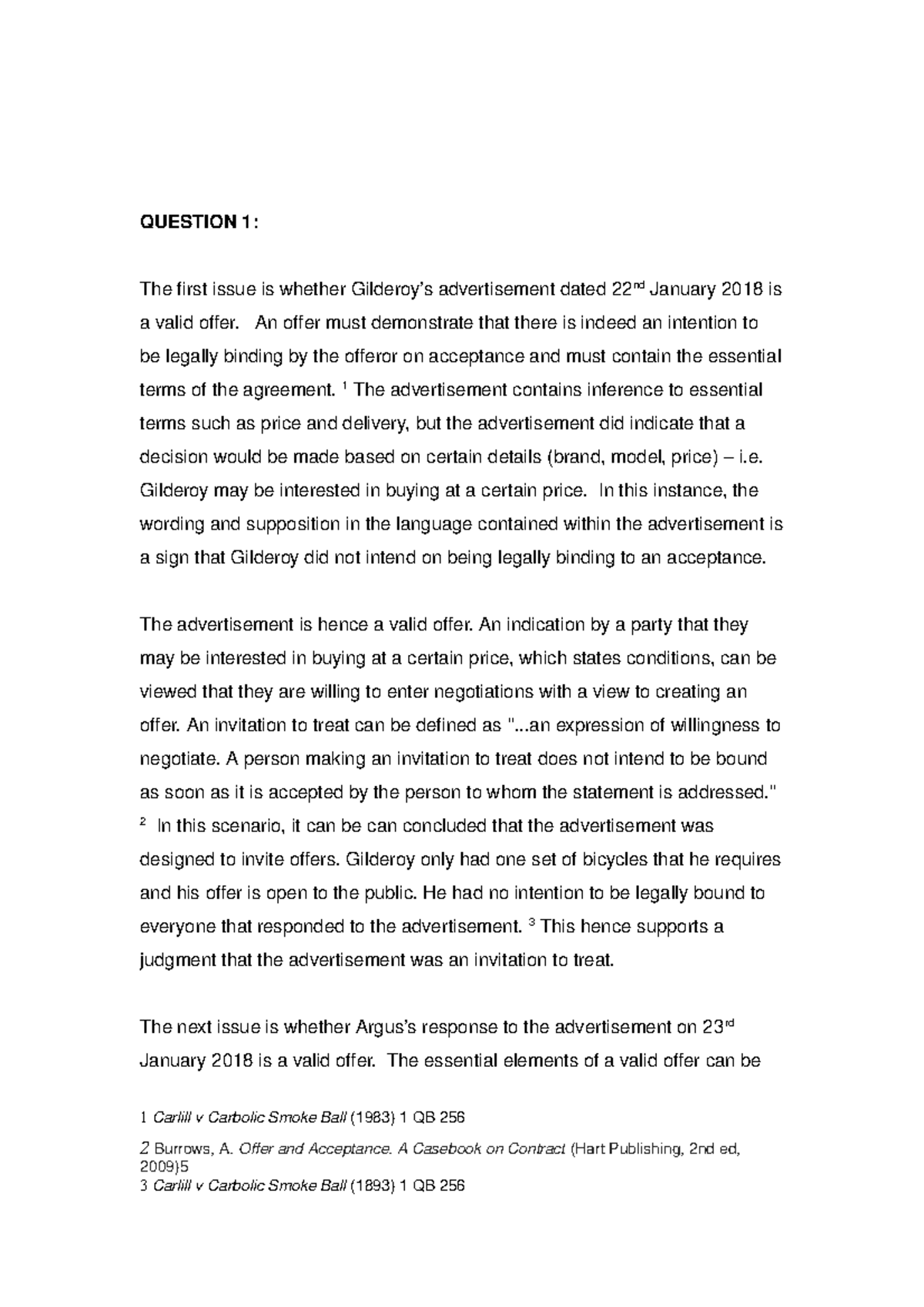 LAW171 Sample Esaay D Standard QUESTION 1 The First Issue Is Whether law171-sample-esaay-d-standard-question-1-the-first-issue-is-whether