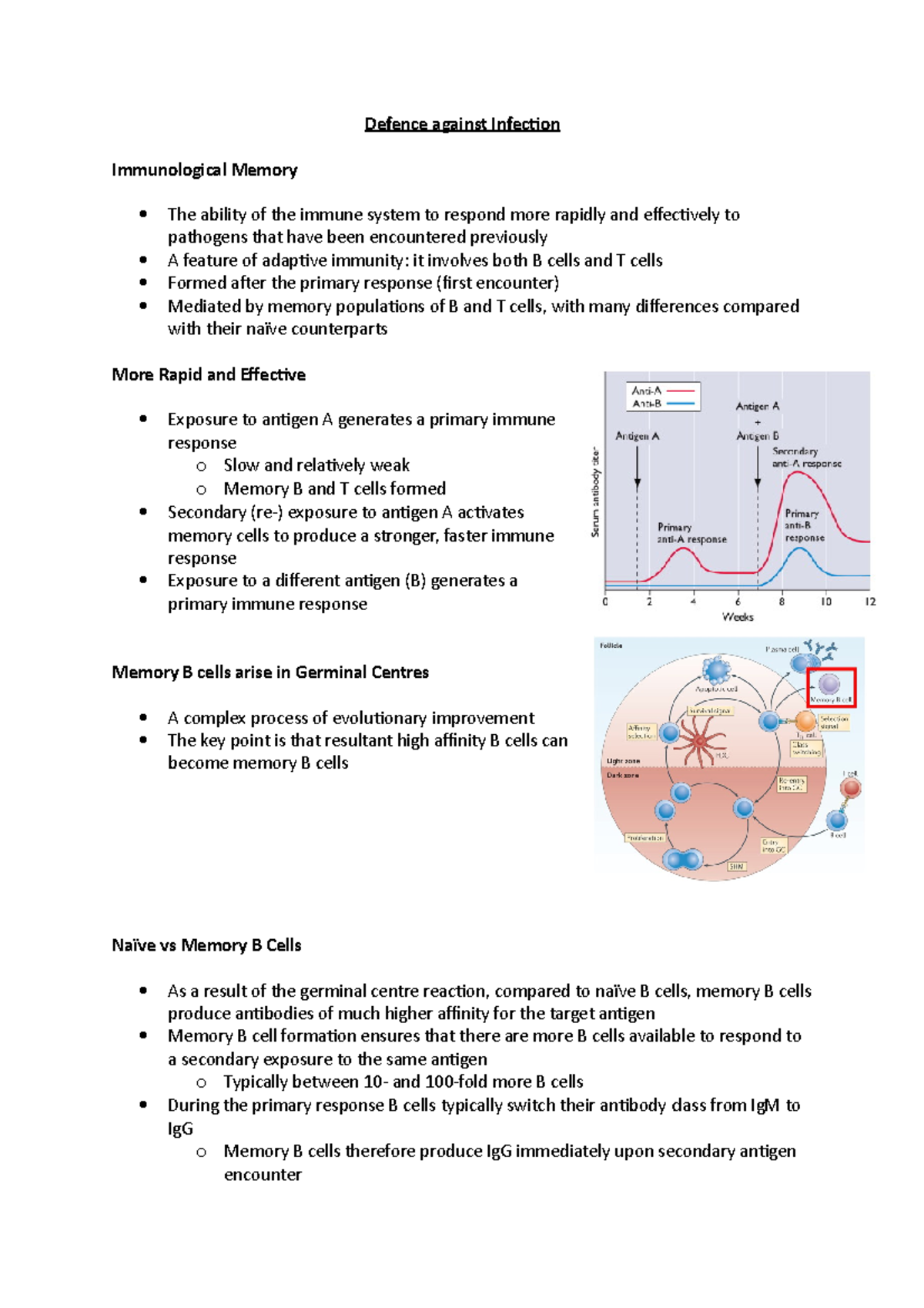 Defence against Infection - Defence against Infection Immunological ...