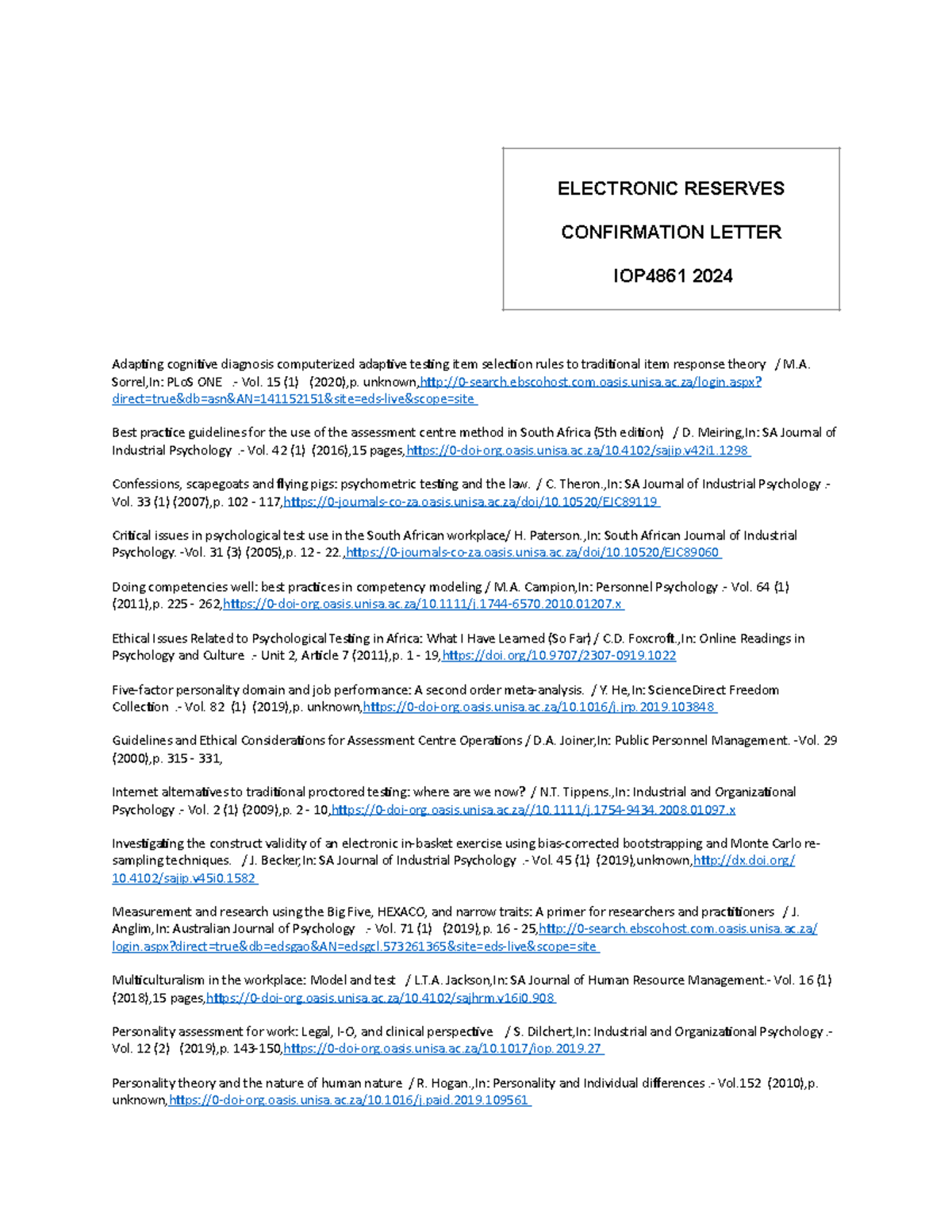 2024 IOP4861 Electronic reserves - Adap%ng cogni%ve diagnosis ...